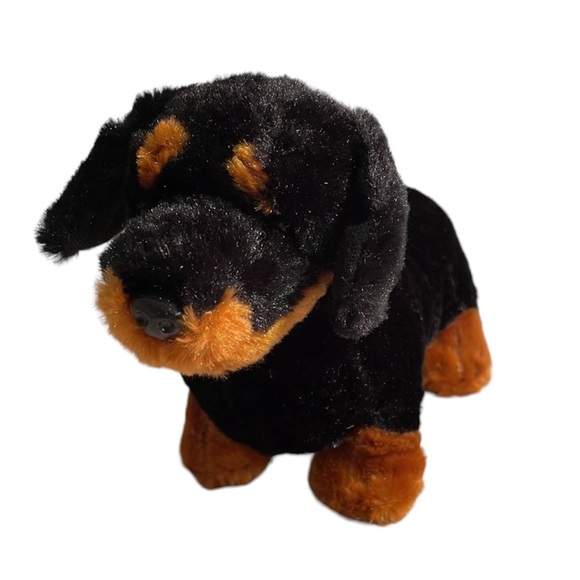 GANZ | Toys | Ganz Webkins Duchshund Hm345 Wiener Dog Black Brown Plush ...
